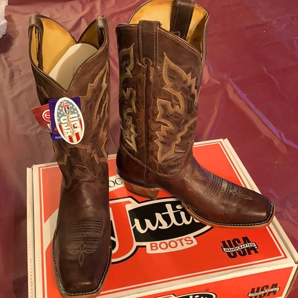 Justin Boots | Shoes | Justin Western Style 268 Mens Boots | Poshmark